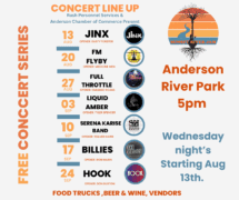 Sunset River Jam | Anderson Chamber of Commerce